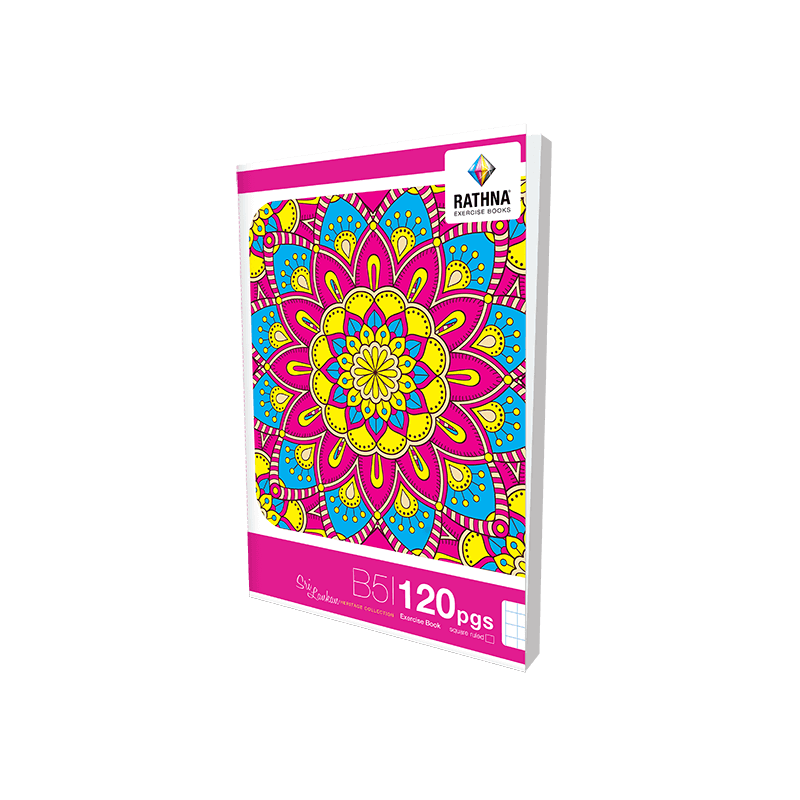Rathna B5 Square Ruled Book 120p - Hardware, Homeware & Lifestyle
