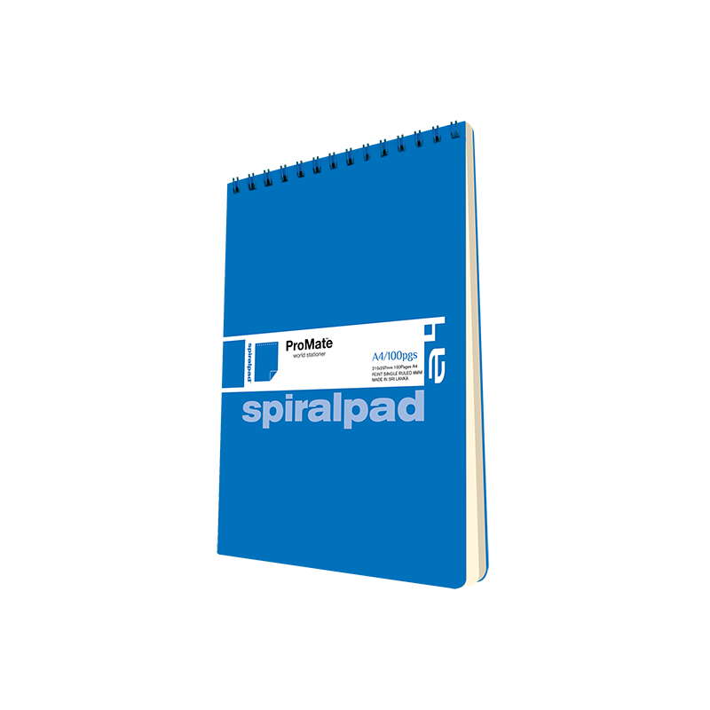 Promate A4 Spiral Book Short 100p - Hardware, Homeware & Lifestyle