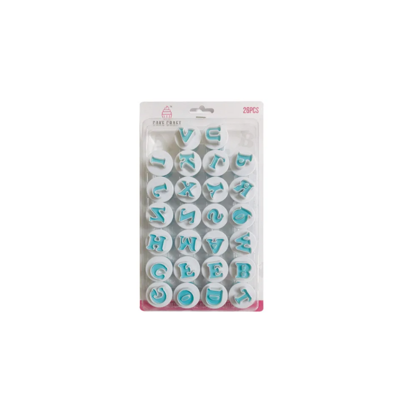 Cake Cookie Push Cutter Alphabet Plastic S - Hardware, Homeware & Lifestyle