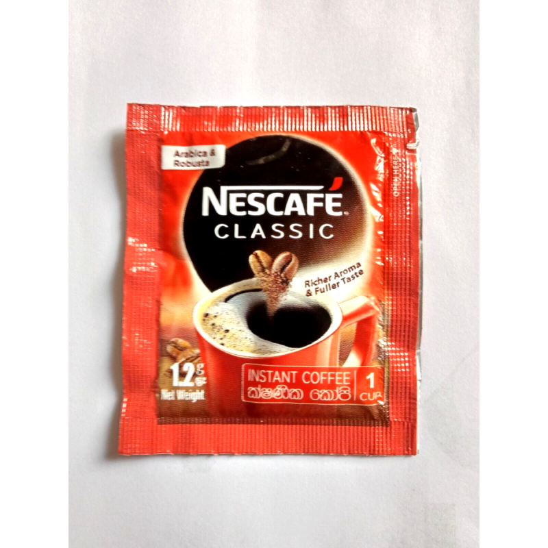 Nescafe Classic Sachet 1.2G 20 Packs - Hardware, Homeware & Lifestyle