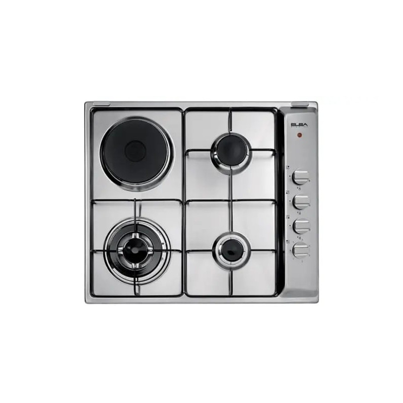 Elba Hob 3 Gas 1 Electric With Safety 60Cm SS Es60 310Xe Ebhb603 ...