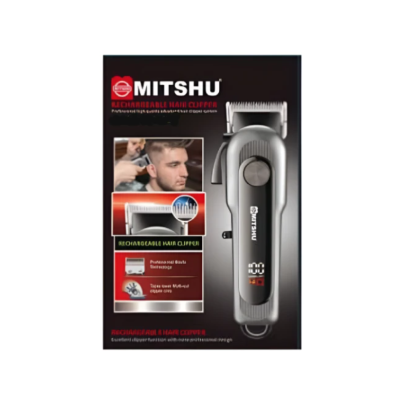 Mitshu Hair Trimmer Rechargeable - MHT-550 - Hardware, Homeware & Lifestyle